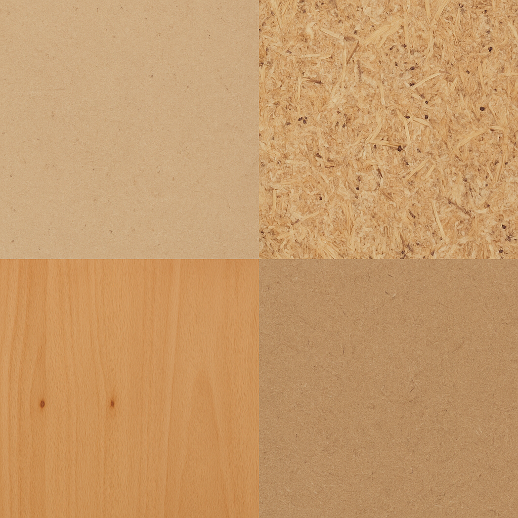 Chipboard Veneered Surface with Wood Veneer Beech PBR Texture ...