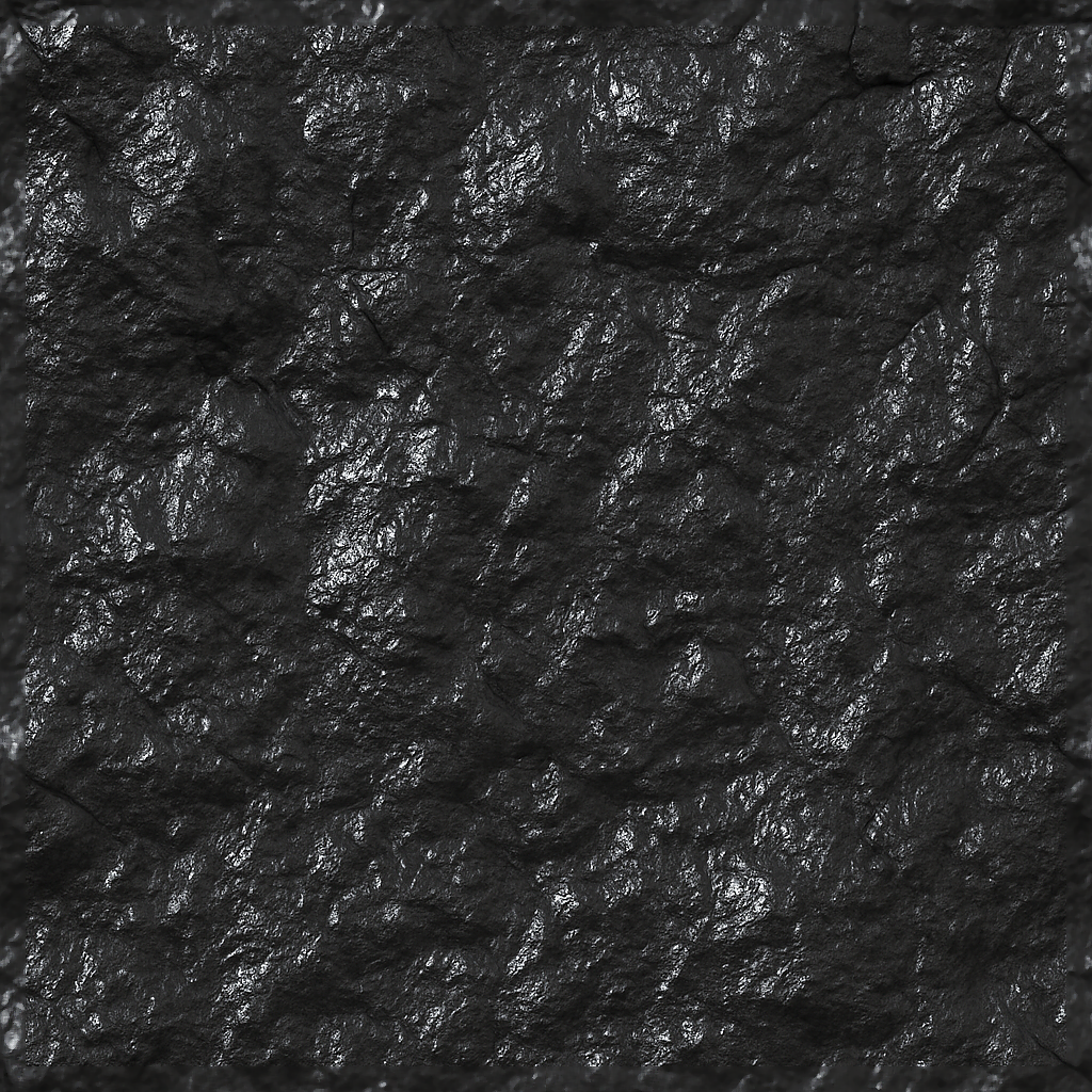 Seamless PBR Coal Textures for 3D Artists