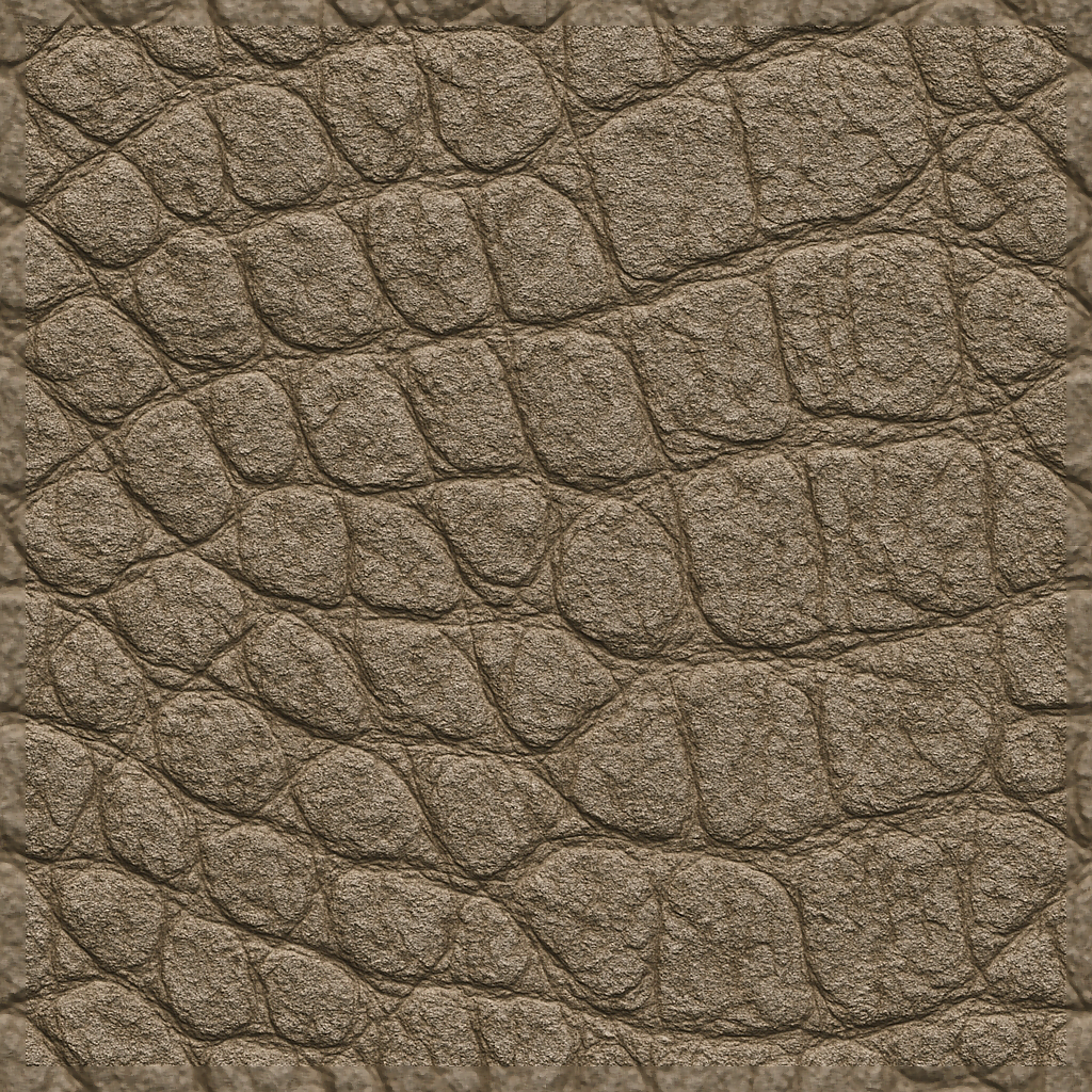 Seamless Reptilian Scaly Skin Texture 8K