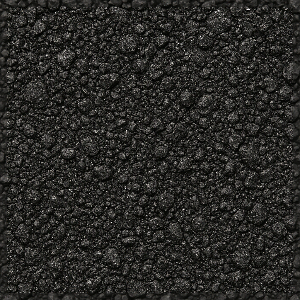Coal Granules Surface Rough Compacted Black PBR Texture – Seamless Material
